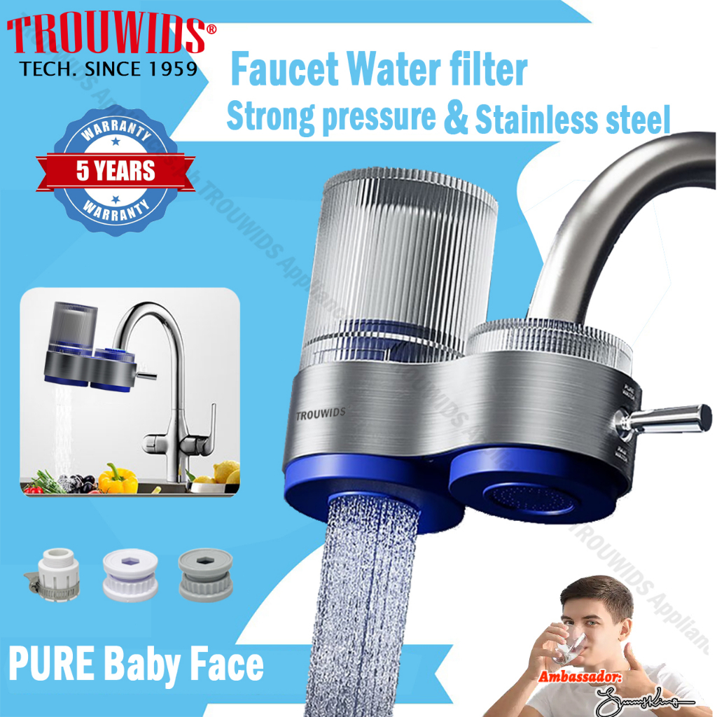 TROUWIDS Faucet Water Filter Water Purifier Ultrafiltration | Shopee ...