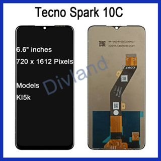100% Test Original Tecno Spark 10 KI5q/ Spark 10C KI5k/ Spark 10 Pro ...