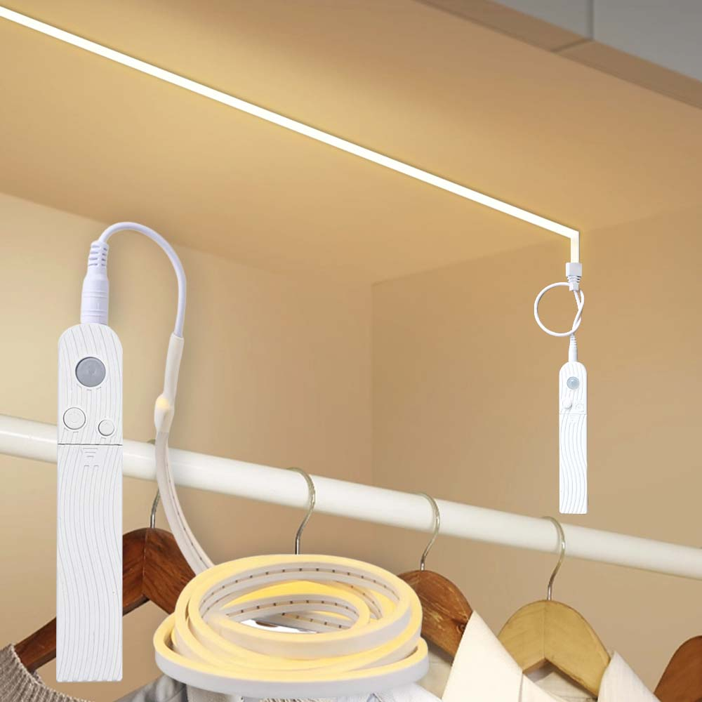 Motion Sensor LED Strip Wiring Free USB Rechargeable Human Body Sensor ... Motion Sensor LED Strip Wiring Free USB Rechargeable Human Body Sensor ...