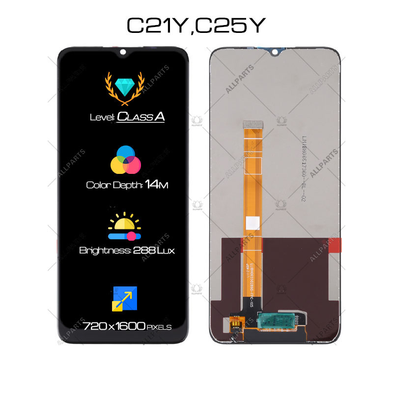 Allparts 6.5 Inch Display For Realme C21y C25y Lcd Touch Screen ...