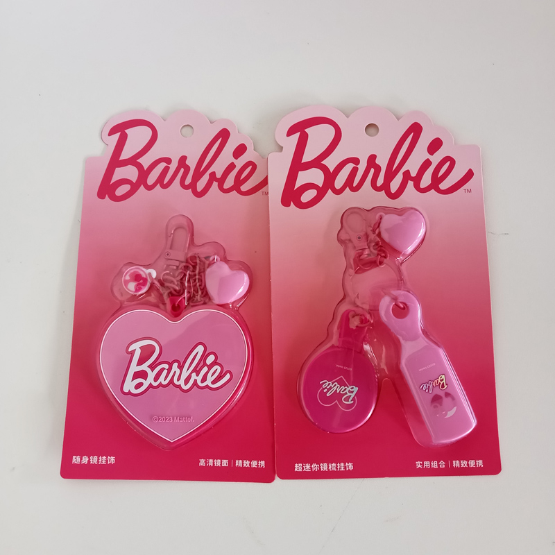 Miniso MINISO Premium Barbie Series Love Portable Mirror Pendant Mirror ...