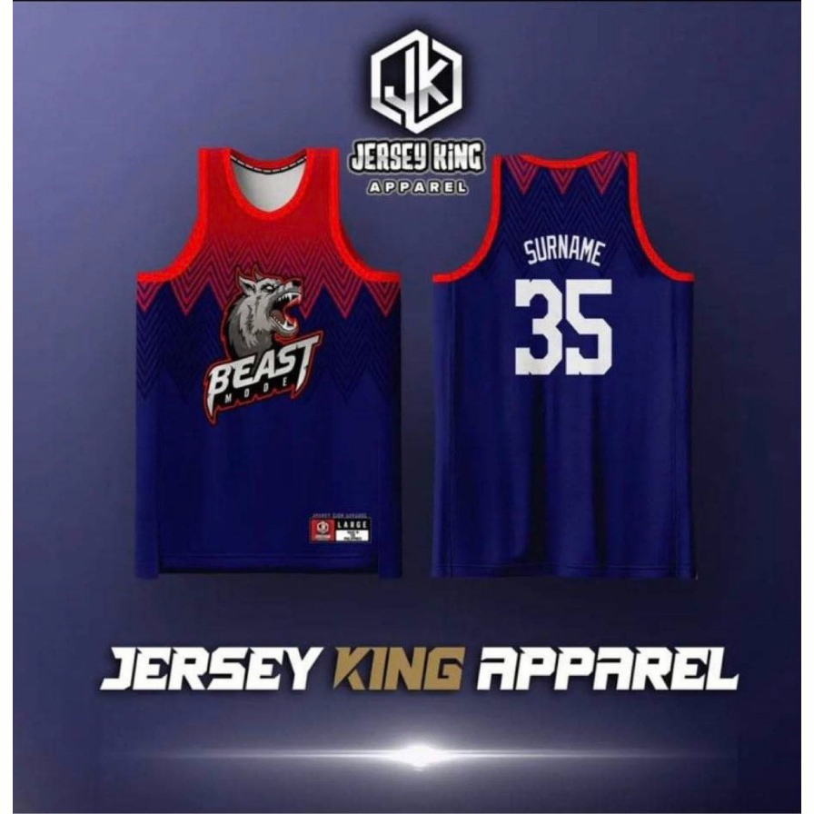 BEAST 01 BASKETBALL JERSEY FREE CUSTOMIZE OF NAME AND NUMBER ONLY full ...