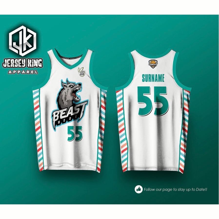 BEAST 01 BASKETBALL JERSEY FREE CUSTOMIZE OF NAME AND NUMBER ONLY full ...