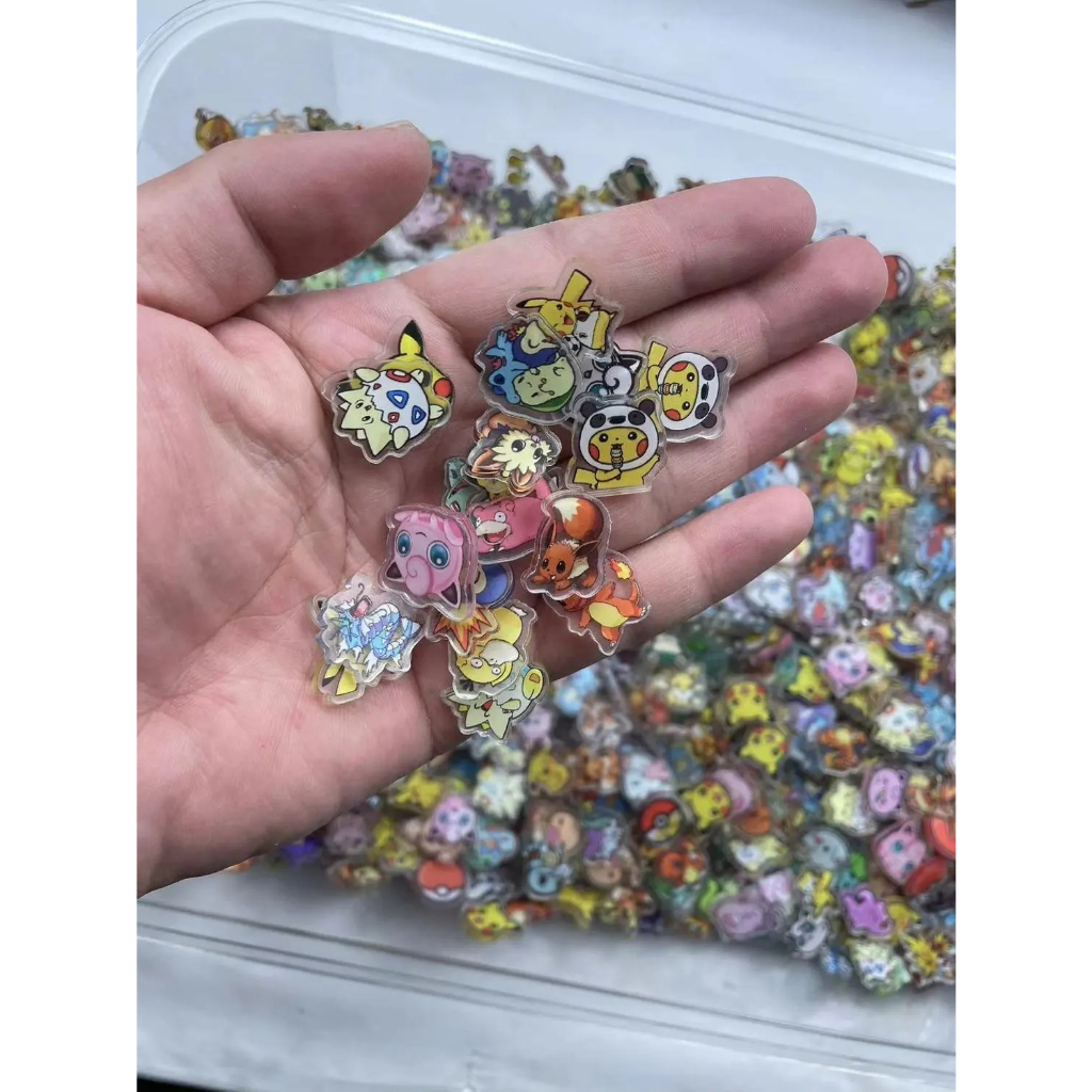 Pocket Monsters Pokémon 50-100 Pieces Pokémon 2cm Merchandise Acrylic ...