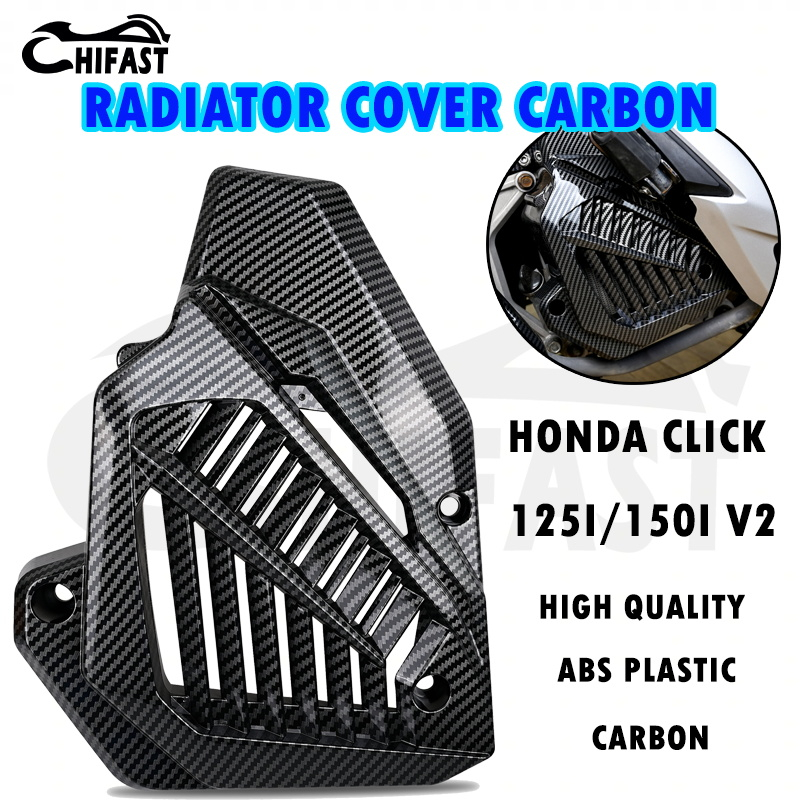 HIFAST Honda Click 125i/150i V2 Game Changer Radiator Cover Carbon For ...