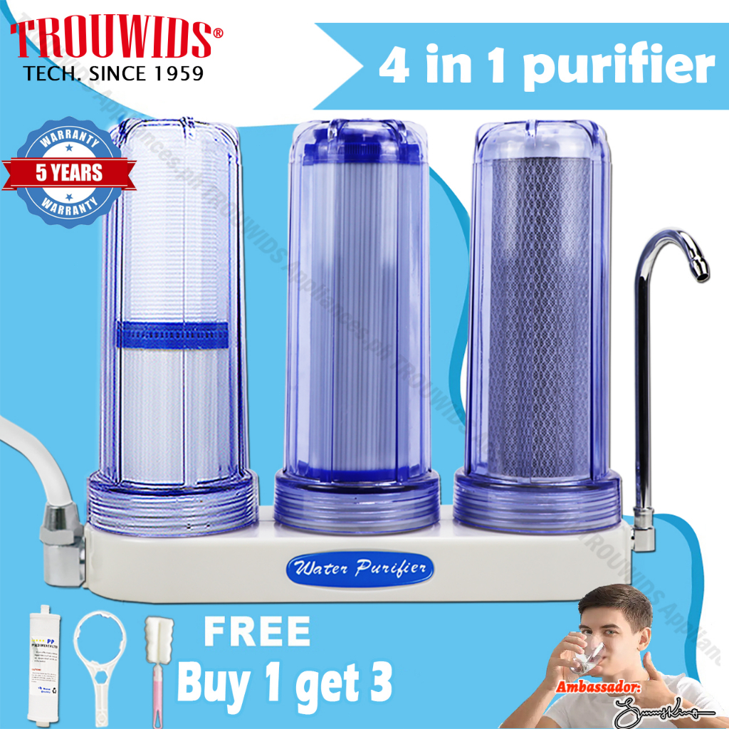 TROUWIDS Alkaline Water Filter Water Purifier Filter Faucet Authentic ...