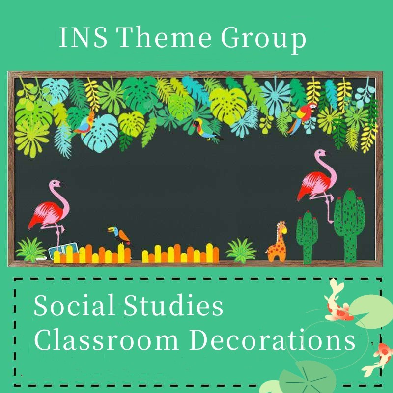 Social Studies Classroom Decorations INS Style Animal and Plants for ...