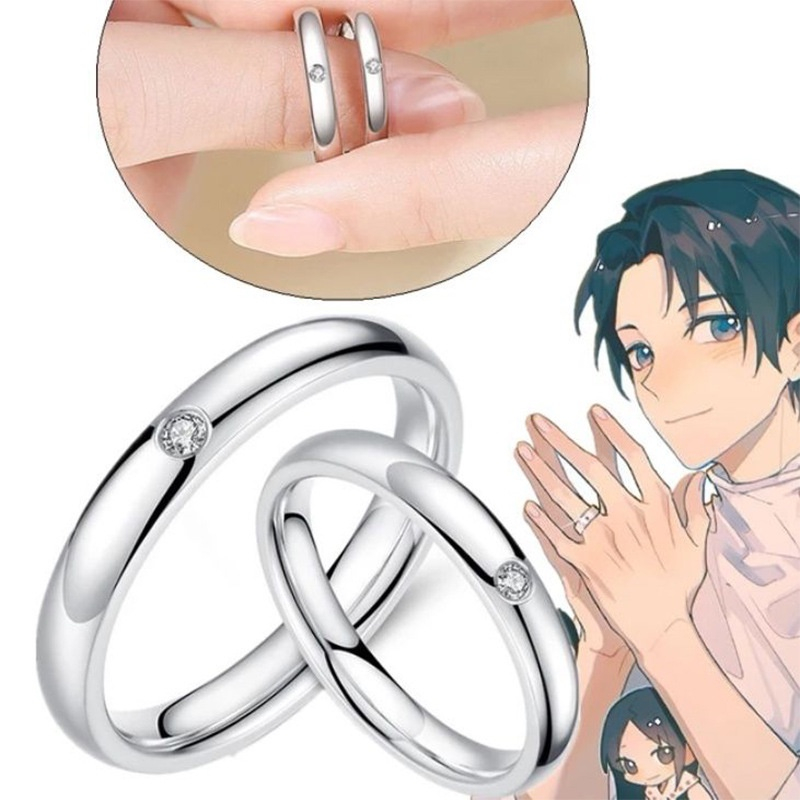 Anime Jujutsu Kaisen Ring Yuta Okkotsu Metal Couple Ring Gifts Fashion ...