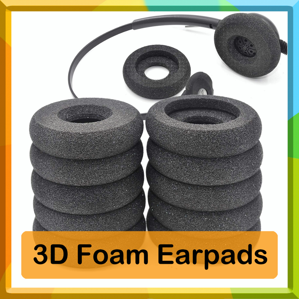 3D Ear Pads | Foam Earpads Cover | Sponge Headset Earmuffs | 1 Pair ...