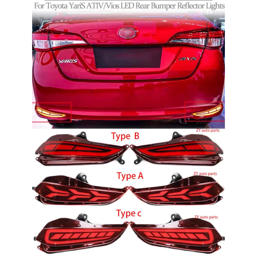 Product details of LED Rear Bumper Tail Light For Toyota Yaris Vios ...