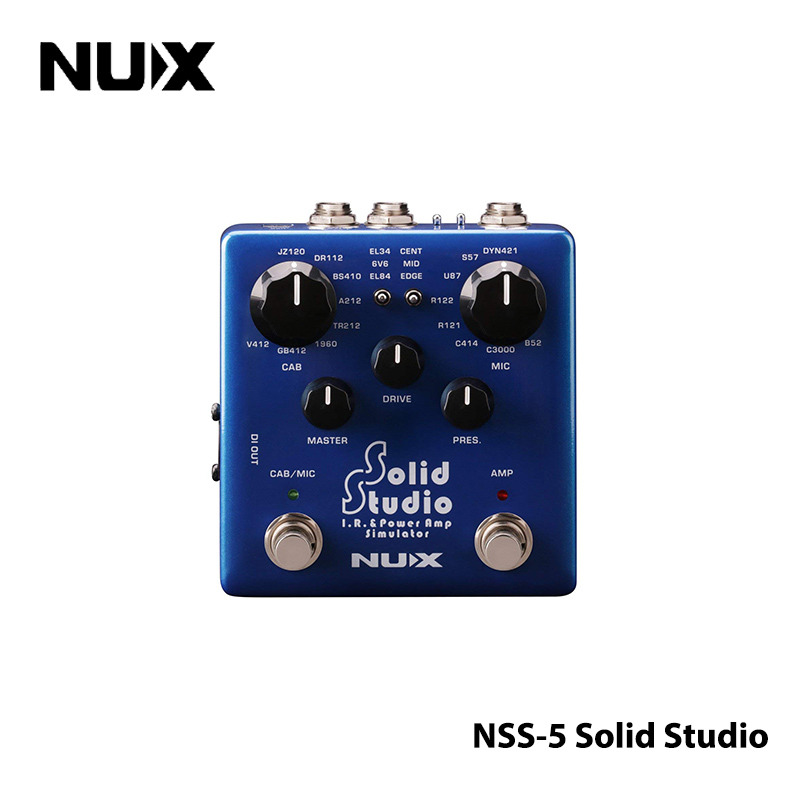 NUX NSS-5 Solid Studio Series Solid Studio Guitar Amp Simulator IR Loader NSS 5 Solid Studio ...