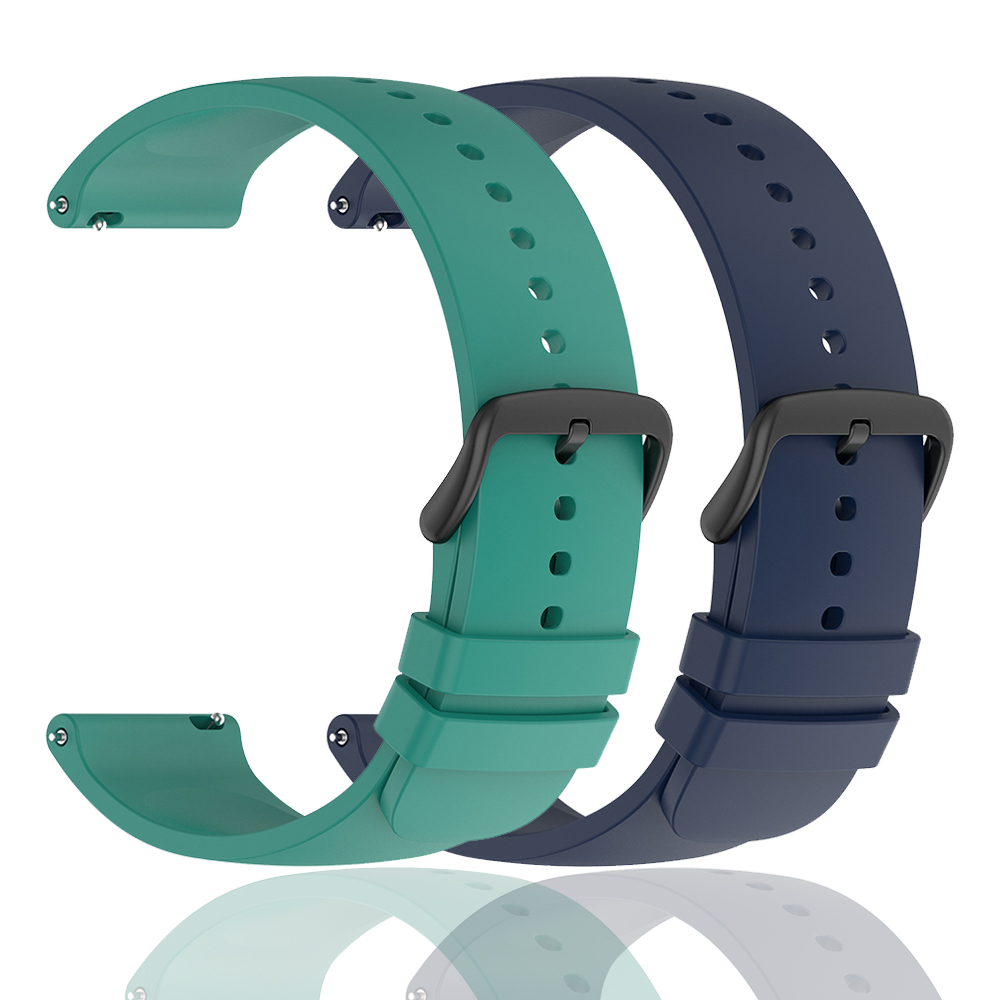 20mm 22mm Watch Strap For Fossil Gen 2 Q Founder / Marshal / Wander 3 Q ...