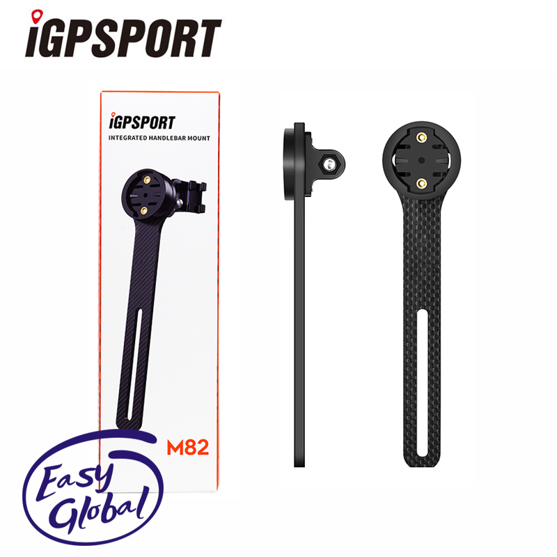 IGPSPORT M82 Bicycle Computer Mount Integrated Carbon Fiber Handlebar Bracket For IGS520 IGS620 ...