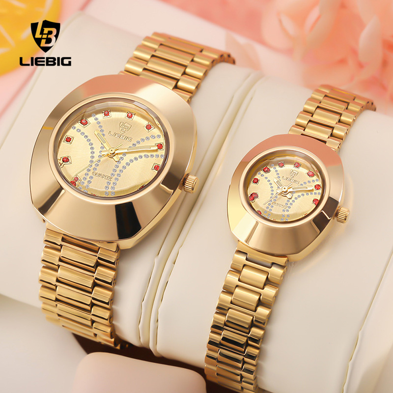 Liebig Ladies Quartz Watch Stainless Steel Couple 30m Waterproof ...