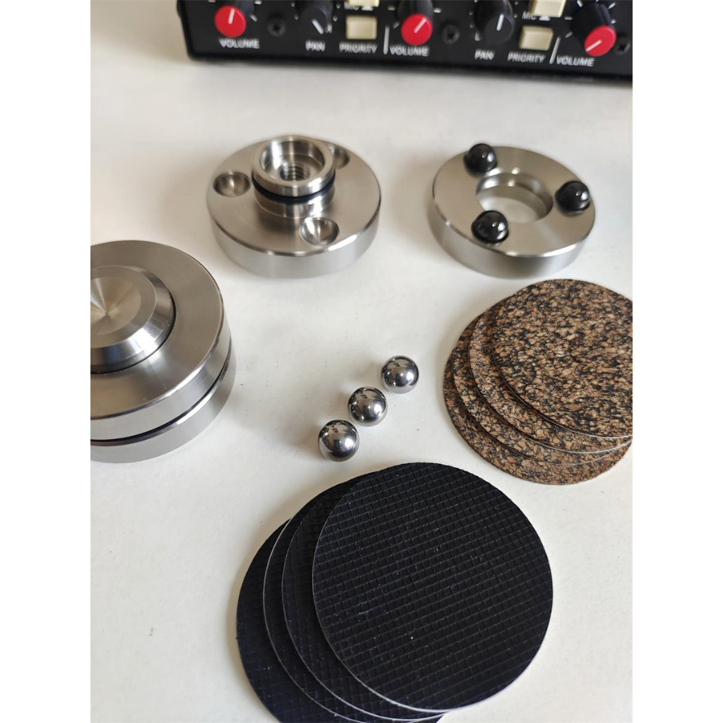 HiFi Audio Stainless Steel Speaker Stand Foot Pad Anti-shock Absorber ...