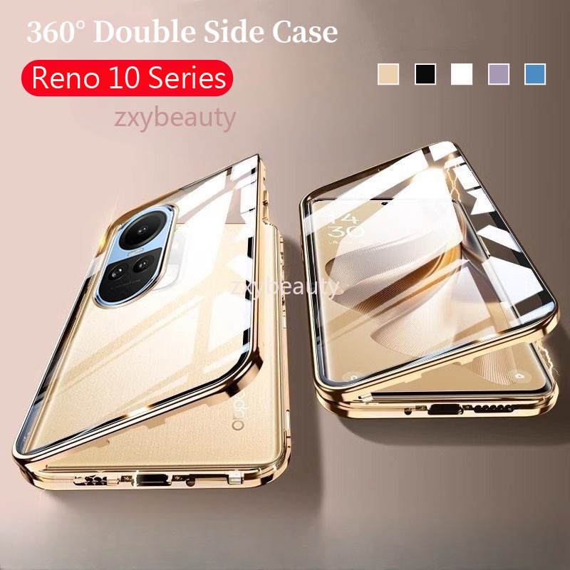 360° Shockproof Double Side Transparent Casing For OPPO Reno 10 Pro ...