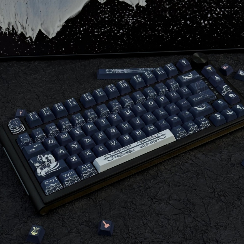 Poseidon Keycaps Cherry Height PBT Material Five Sided Thermal ...