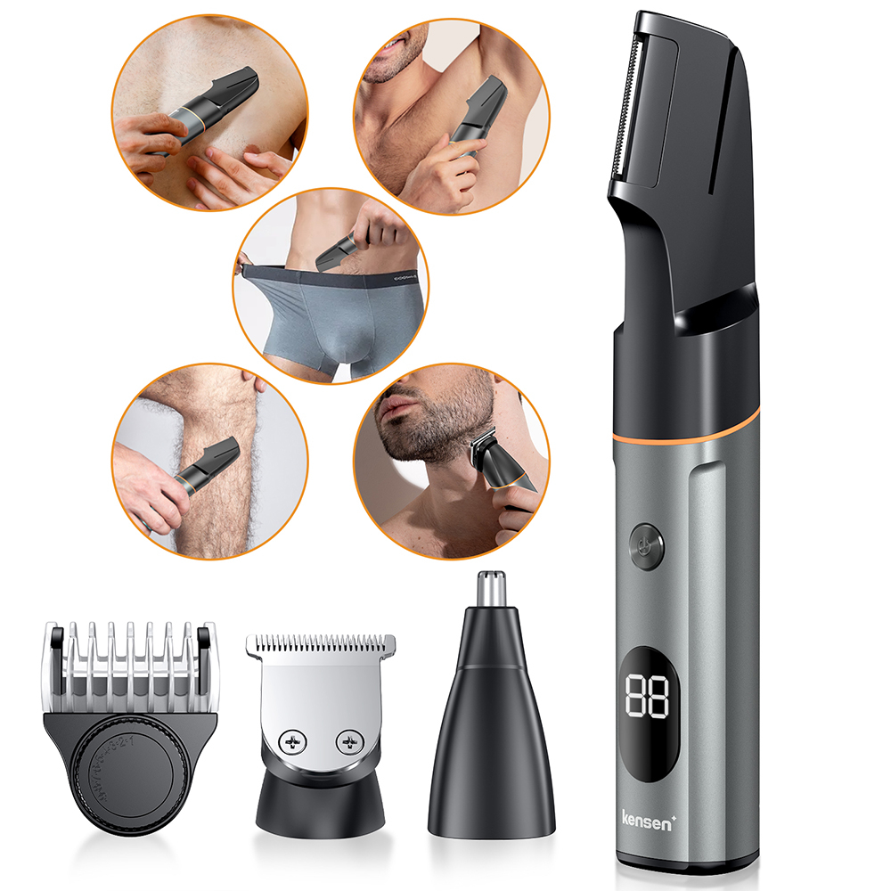 Kensen Body Hair Trimmer Electric Groin Trimmer Private Part Shaver ...