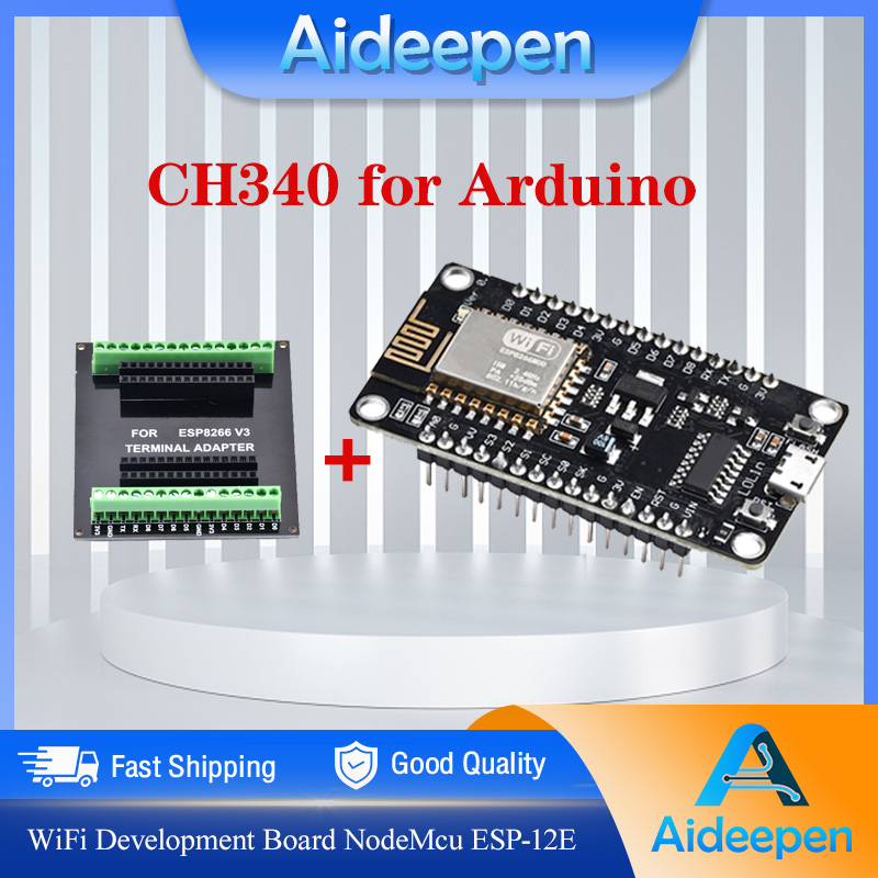 ESP8266 Serial CH340 WiFi Development Board NodeMcu ESP-12E V3 Lua ...