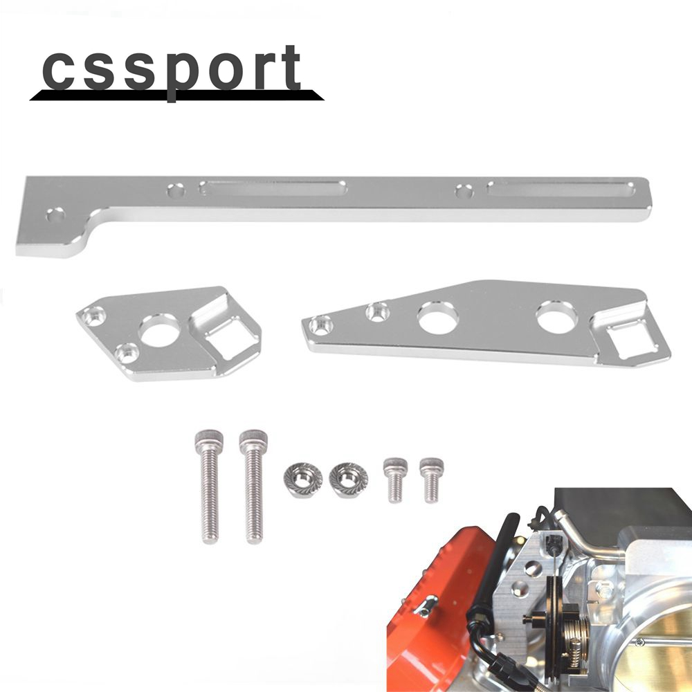 New High Quality Intake Manifold Silver LS1 Throttle Aluminum Cable ...