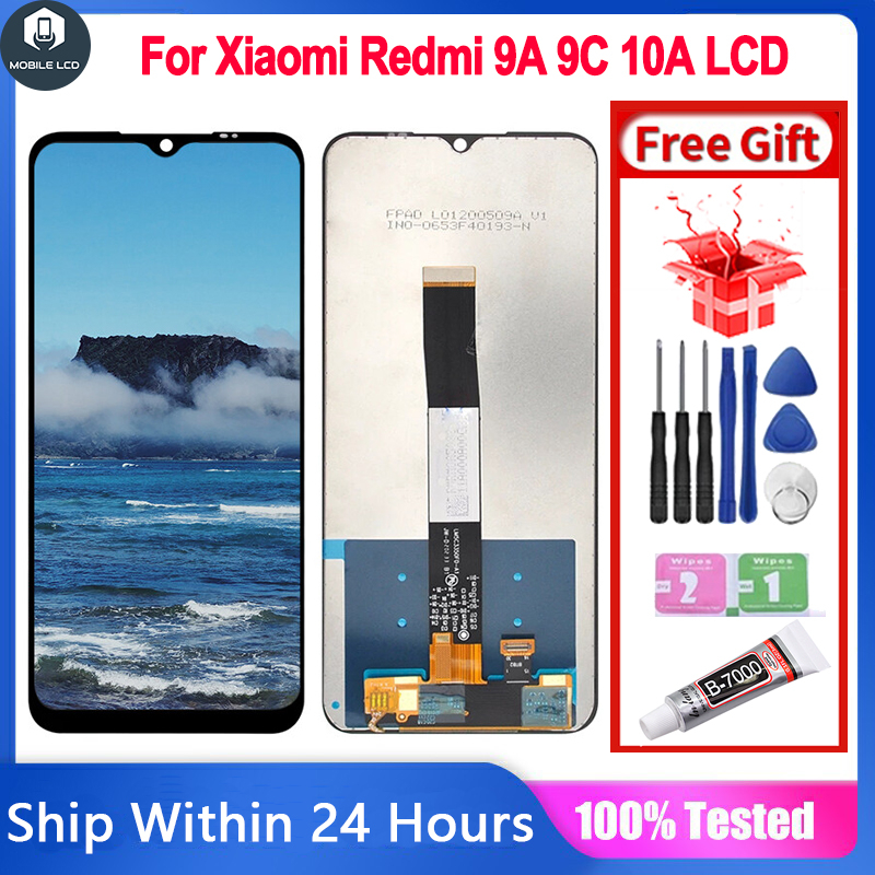 100% Tested LCD For Xiaomi Redmi 9A 9C 10A LCD Display Touch Screen ...