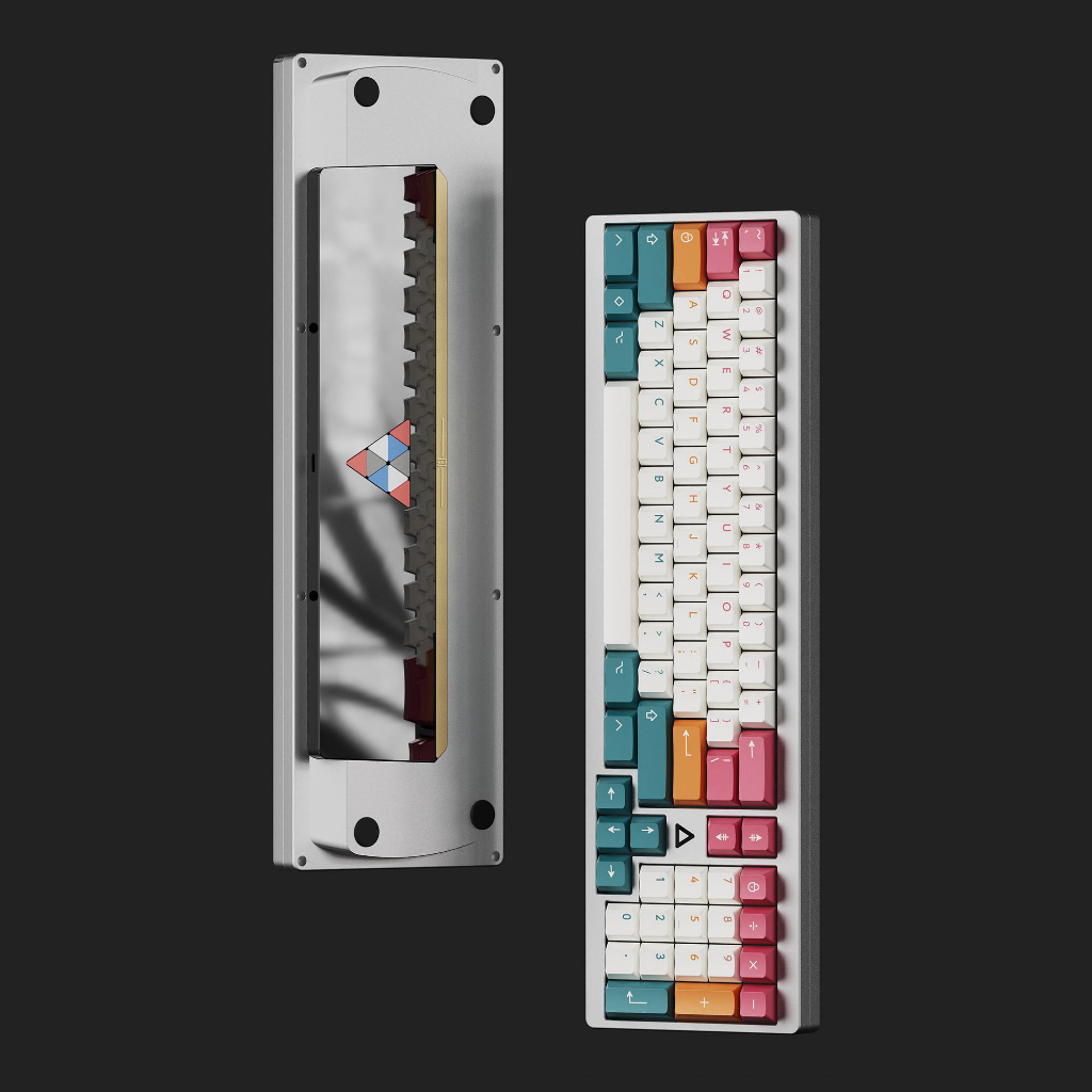 Kbdfans Tet Keyboard Aluminum Case + Pvd Stainless Steel Weight ...