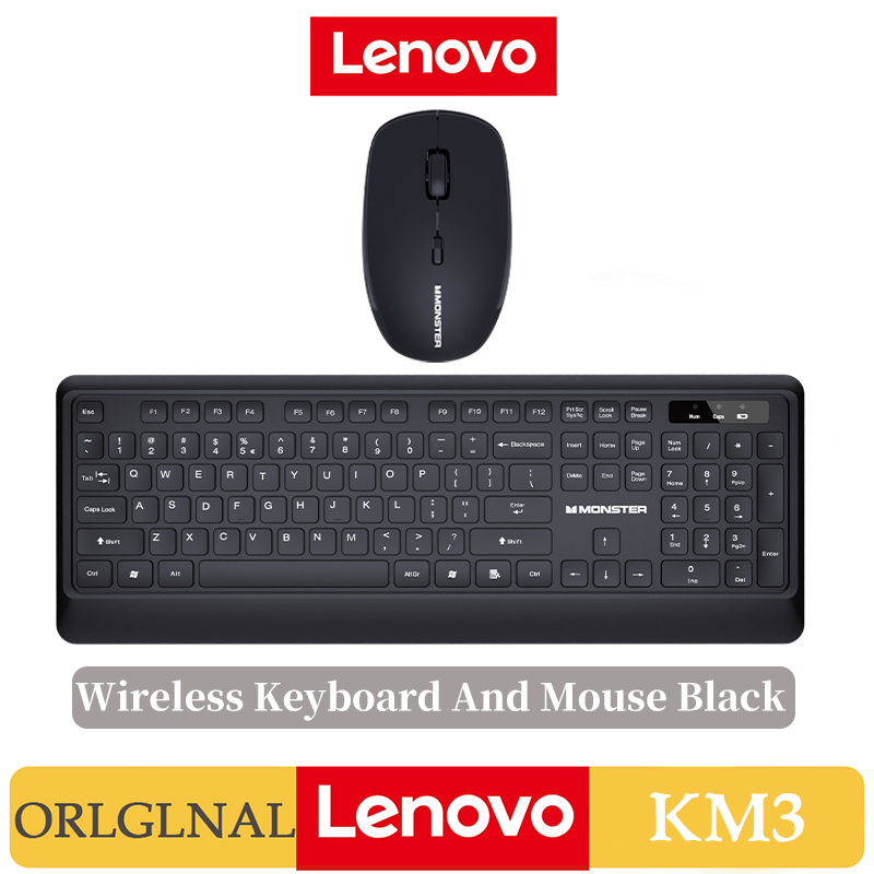 Monster Km1/Km3 Pro Wireless/Wired USB Keyboard And Mouse Combo Set For ...