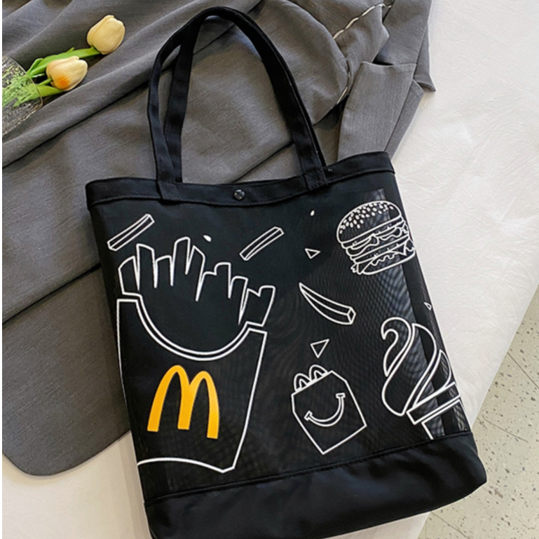 McDonald's Mesh Large Capacity Shoulder Bag McDonald's Surrounding ...