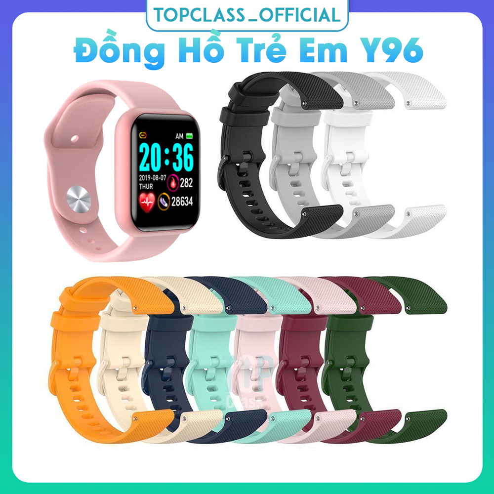 Silicone watch band for Y96 smart watches, beautiful and fashionable | Shopee Philippines