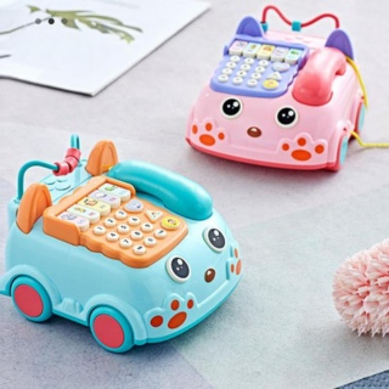 Children's Early Education Puzzle Story Learning Machine Baby Phone Toy ...