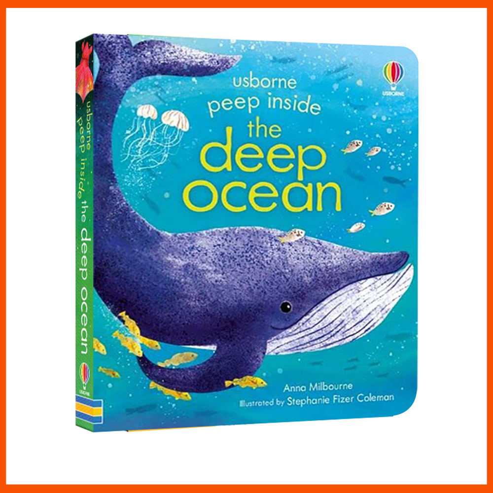 Usborne Peep Inside The Deep Ocean English 3D Flip Book Children ...