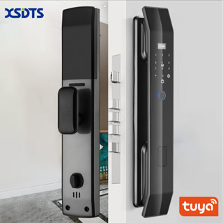 XSDTS 3D Face Smart Door Lock Tuya WIFI Security Camera Monitor Intelligent Fingerprint Password ...