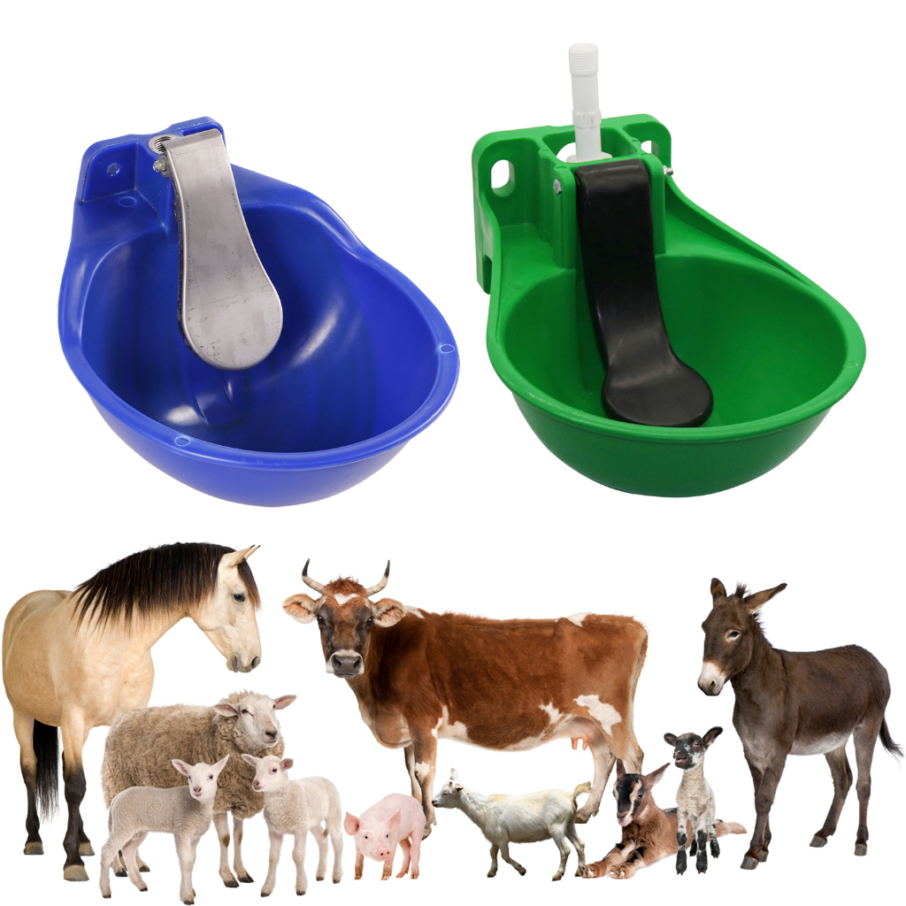 Livestock Cattle Goat Water Drinker Bowl Automatic Steel Tongue Water ...