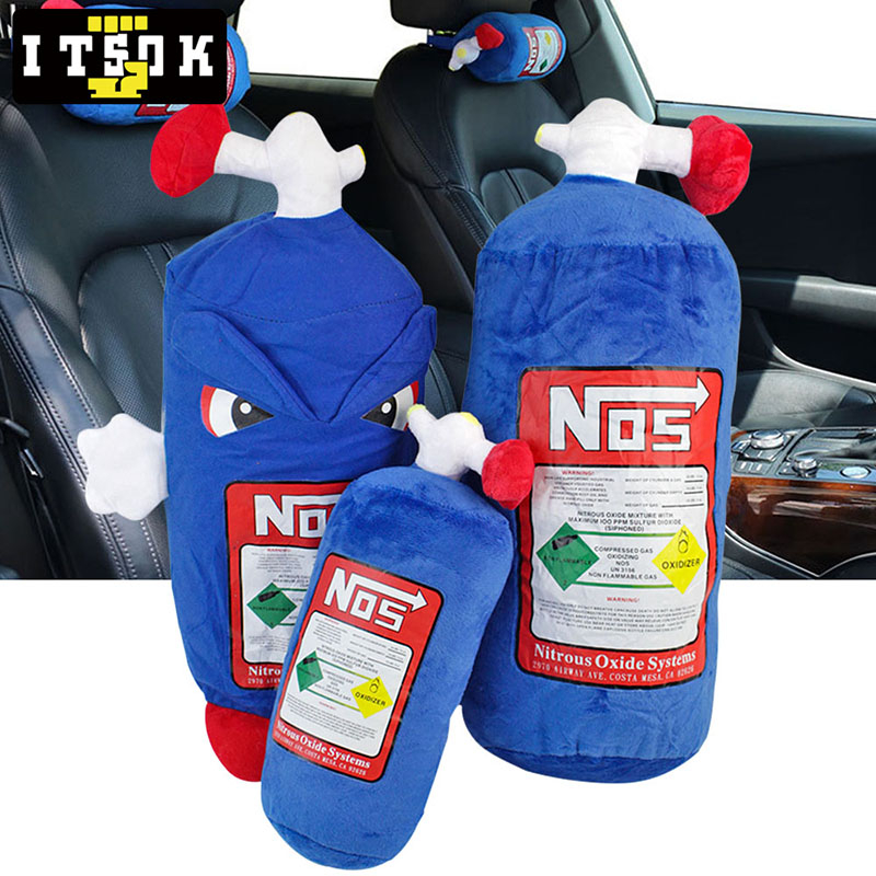 【ITSOK】NOS Nitrous Oxide Bottle Tank Creative Plush Throw Pillow ...