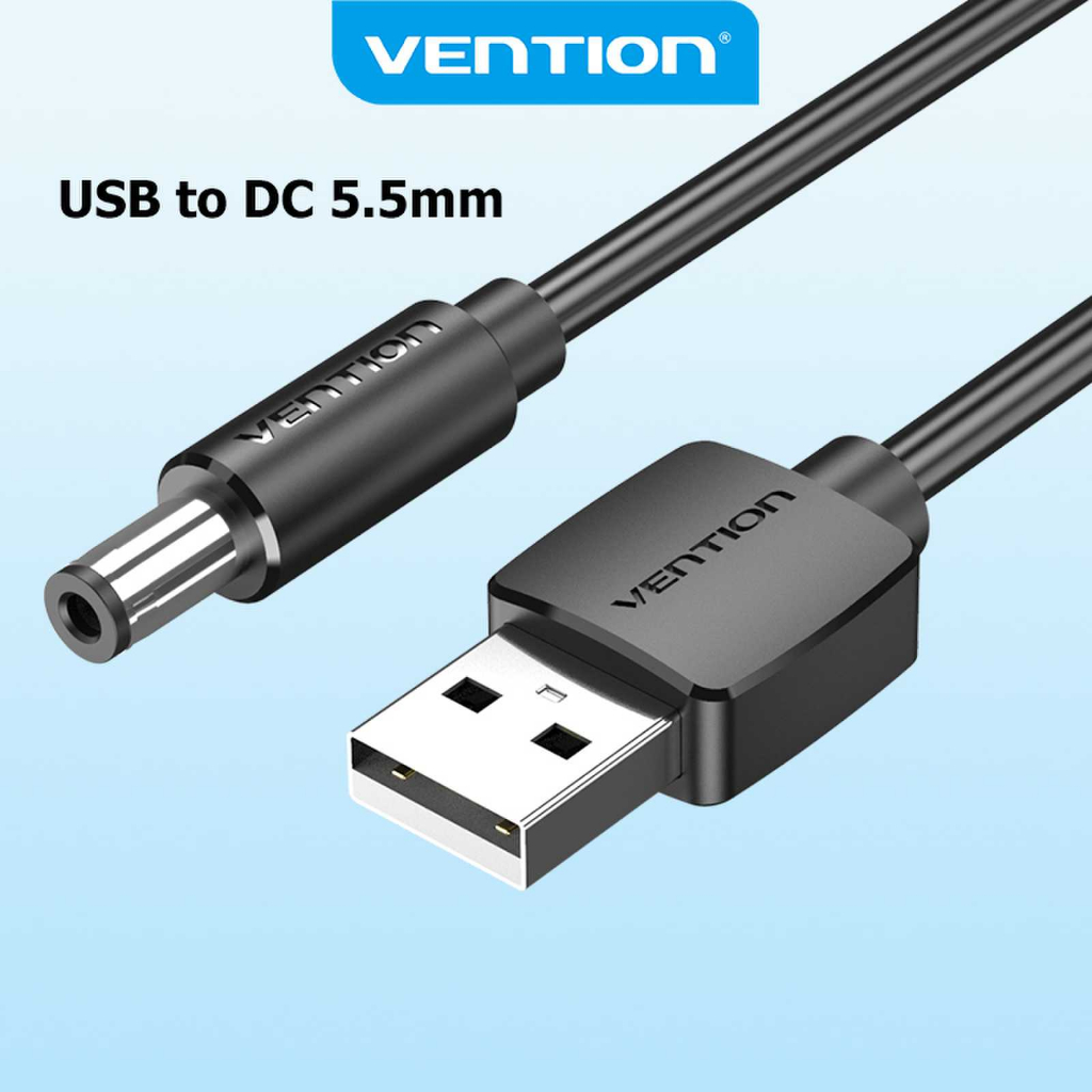 Vention USB to DC 5.5mm Charging Cable USB for Hub/Mini Fan/Table Lamp ...