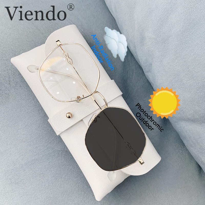 Photochromic Anti Radiation Eyeglasses For Women/Men Anti rad Sun ...