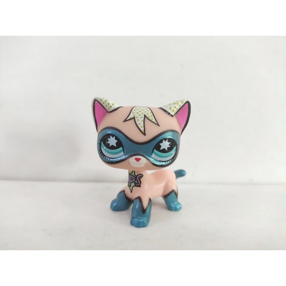 Littlest Pet Shop Toy Pet Short Hair Hero Cat #383 Action Figure LPS ...
