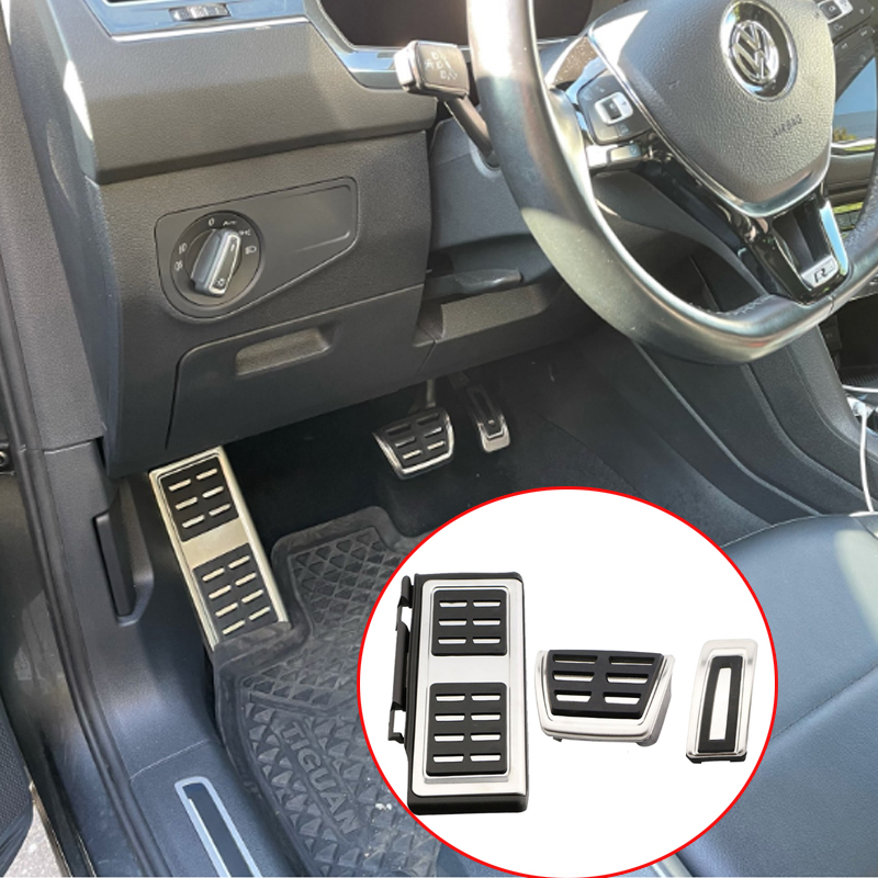 Car Pedal Cover for Volkswagen VW Tiguan MK2 Allspace 2017 2018 2019 ...