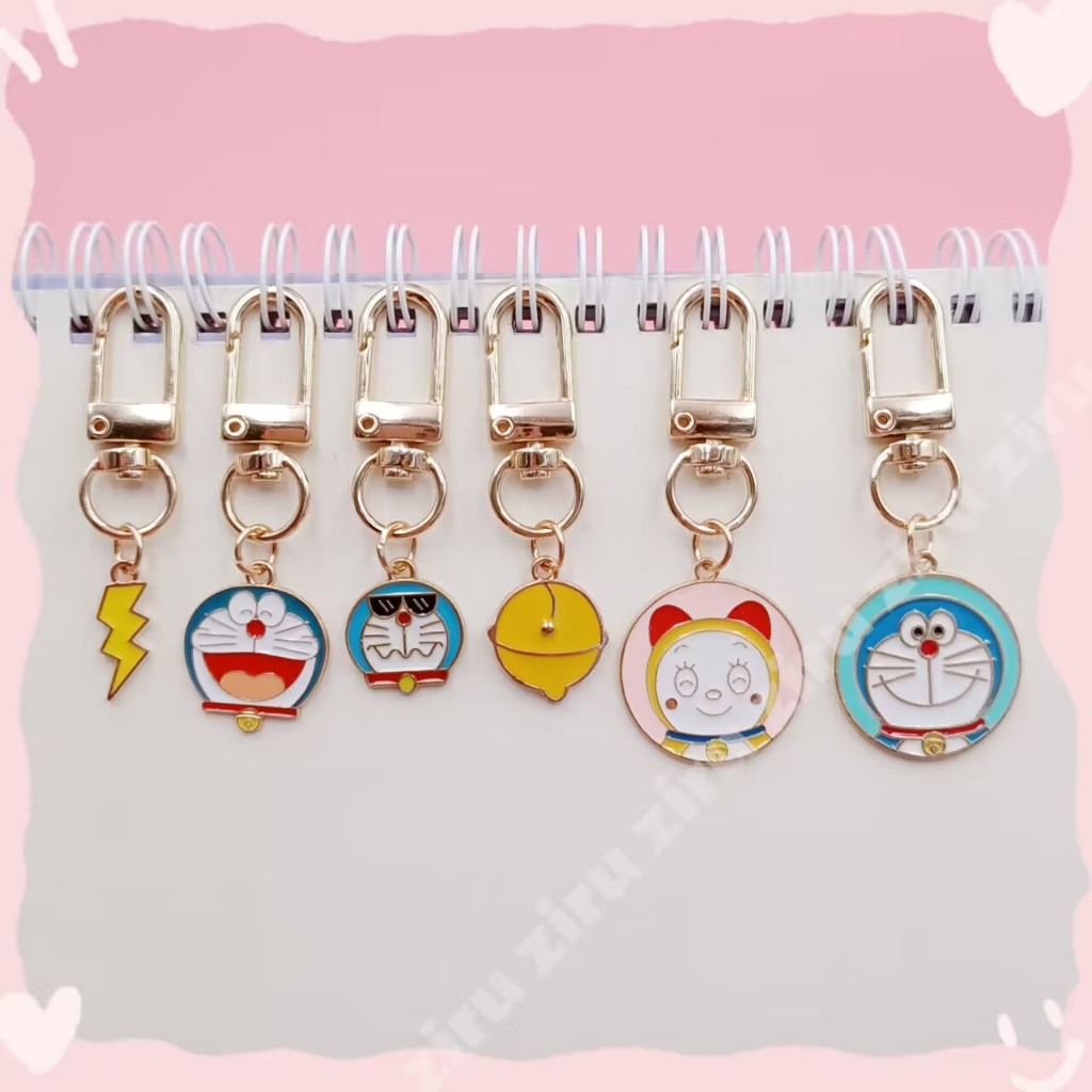 Cartoon Doraemon Keychain Doraemon Keychain for Bag Anime Doraemon's ...