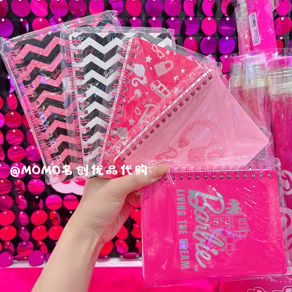 Miniso MINISO Premium Product Barbie Series A6 Coil Book 64 Pages Pink ...