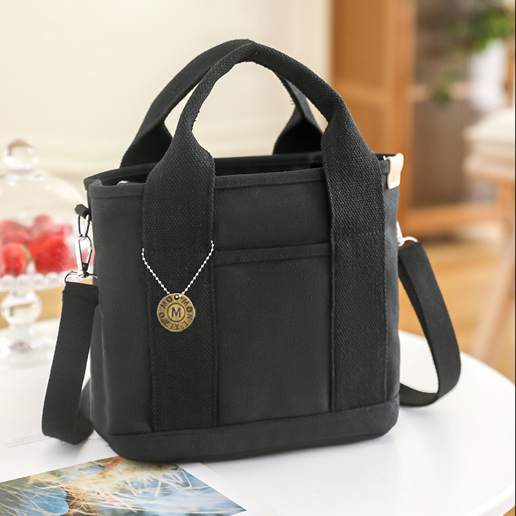 2025 New high quality canvas bento bag canvas handbag sling for women ...