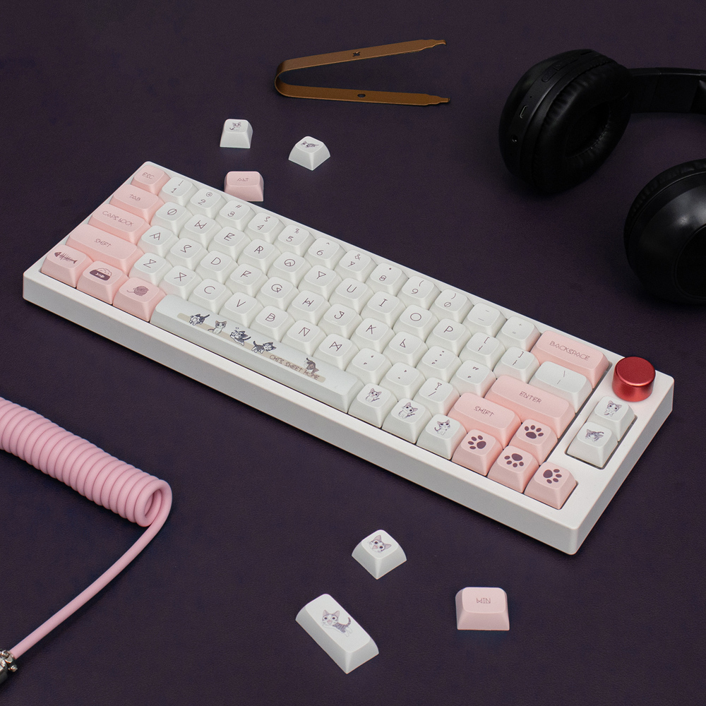 Cheese Cat XDA Profile Keycap For Mechanical Gaming Keyboard Cherry Mx ...