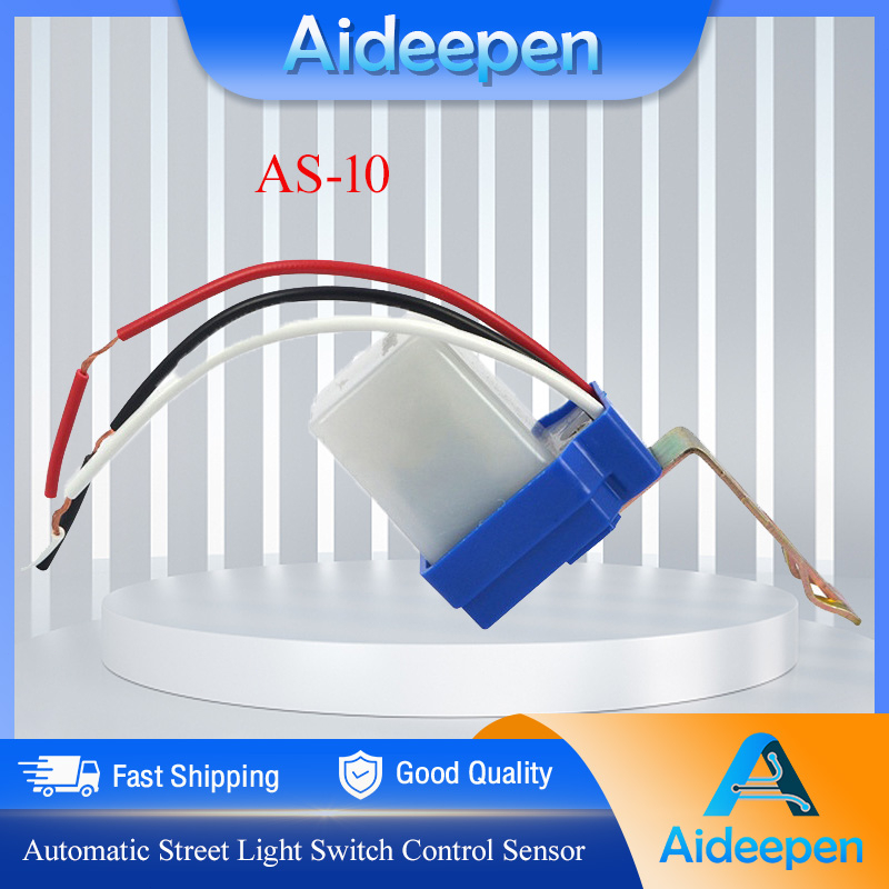 Automatic Street Light Switch Control Sensor On Off Waterproof AS-10 ...
