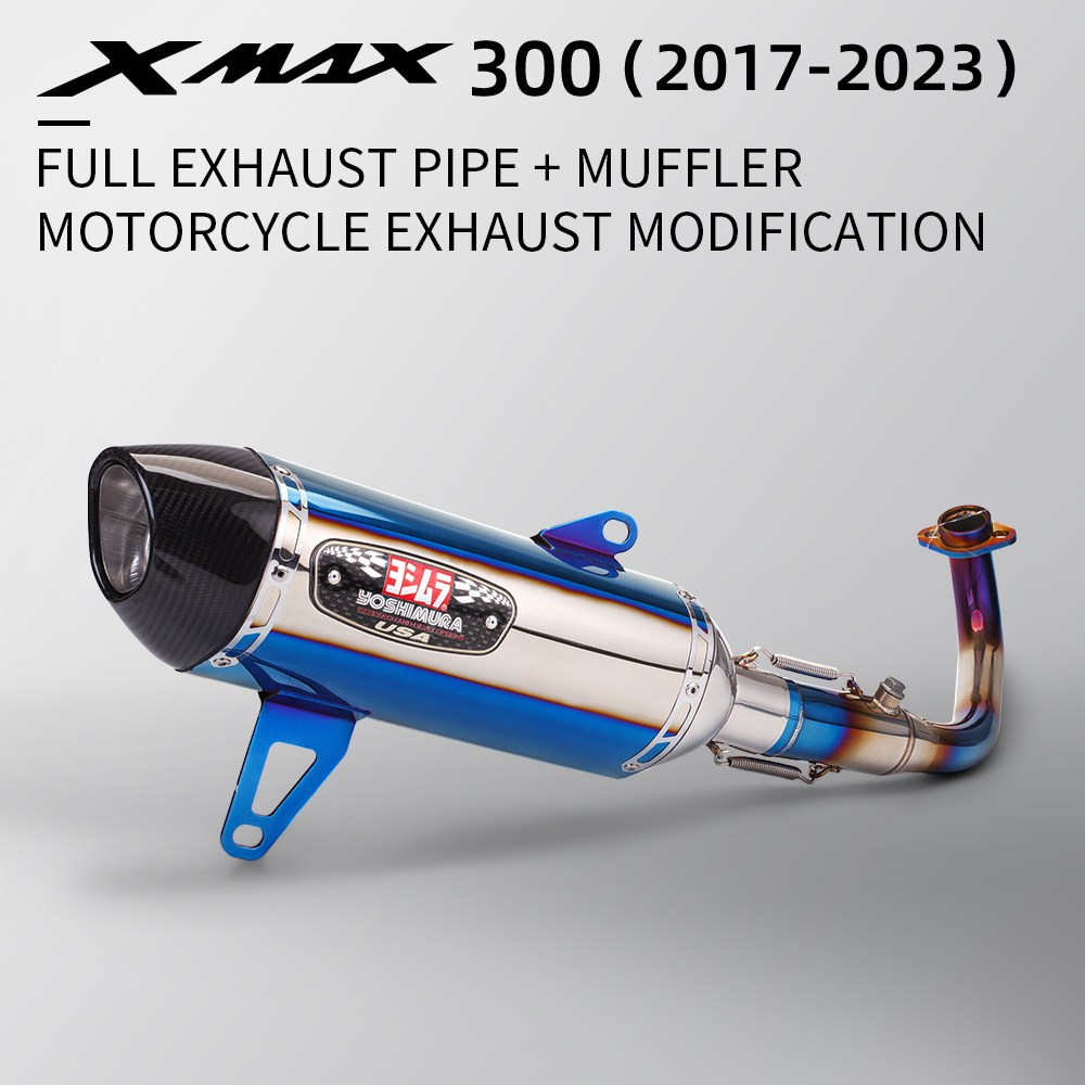 Xmax300 Xmax Full System Escape Slip On Carbon Fiber Yoshimura R77