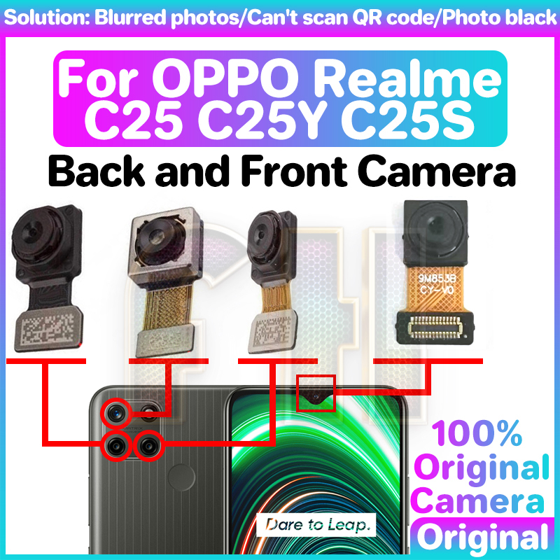 Front Back Camera For OPPO Realme C25 C25Y C25S Y S Main selfie lifting ...