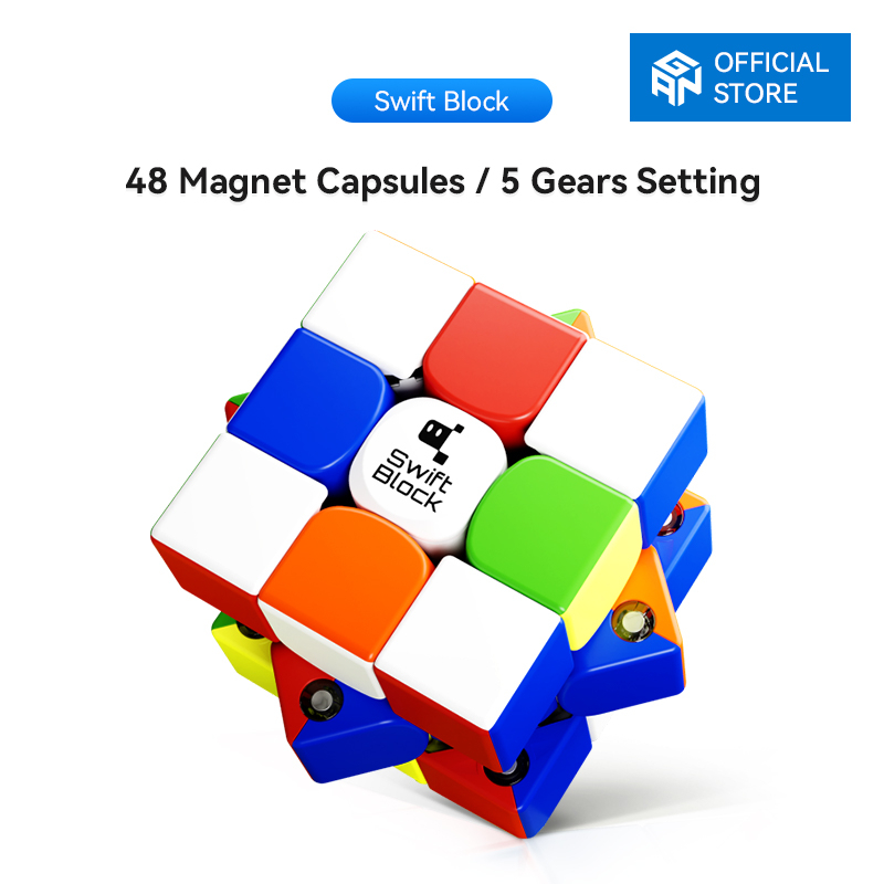 Gan Swift Block 355S Magnetic 3x3 Beginners Cube Puzzle Toys | Shopee Philippines