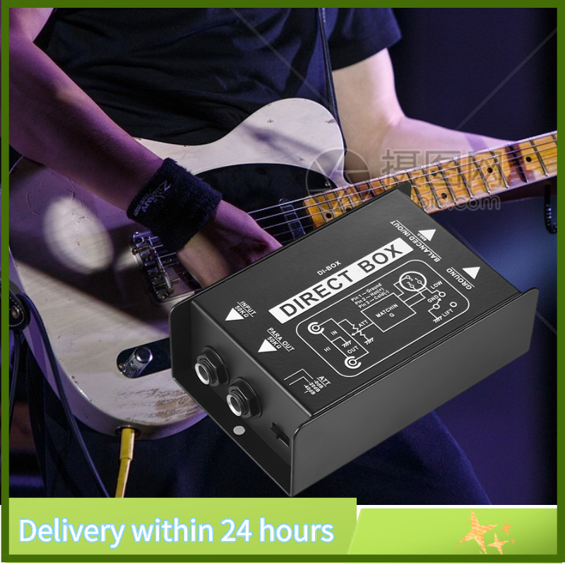 【CB】rofessional Single Channel Passive DI-Box Direct Injection Audio Box Balanced & Unbalance ...