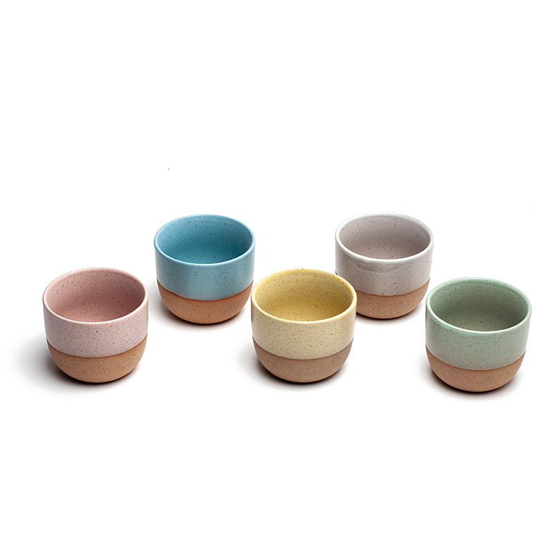 rough pottery cups Zen Retro 145ml Kiln change Japanese Sake Cup ...
