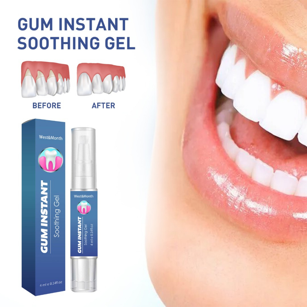 Gum Instant Soothing Gel Receding Gums Therapy Inflammation relieving ...