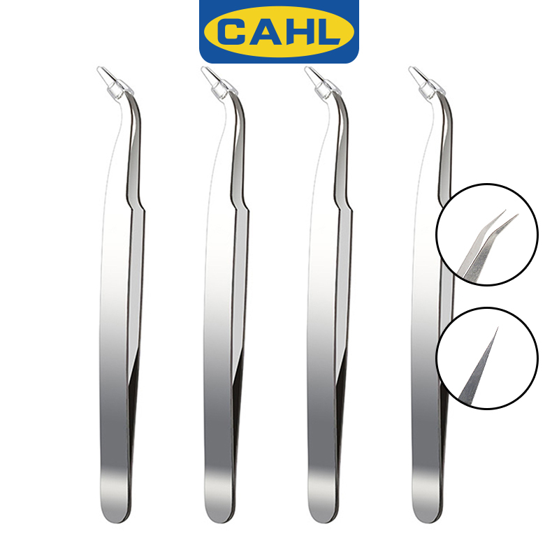 Stainless steel tweezer paper special tool Manual bent nose tweezer ...